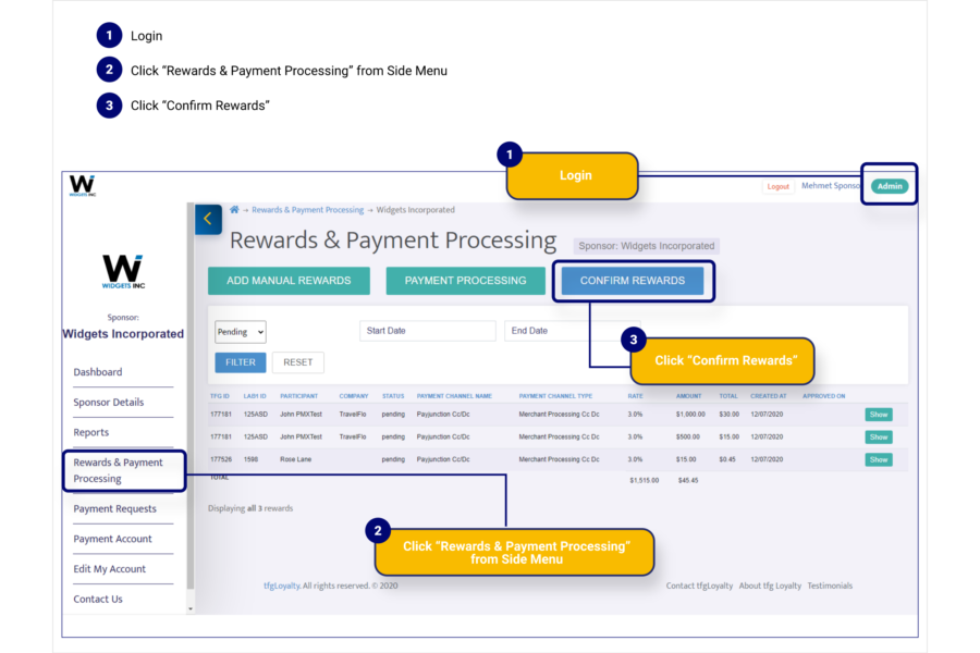 Rewards Management – tfg Payment Solutions Knowladge Base